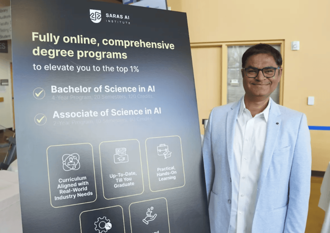 Saras AI Institute Opens Doors to AI Education with New Beginner-Friendly Course - TechBuzz News